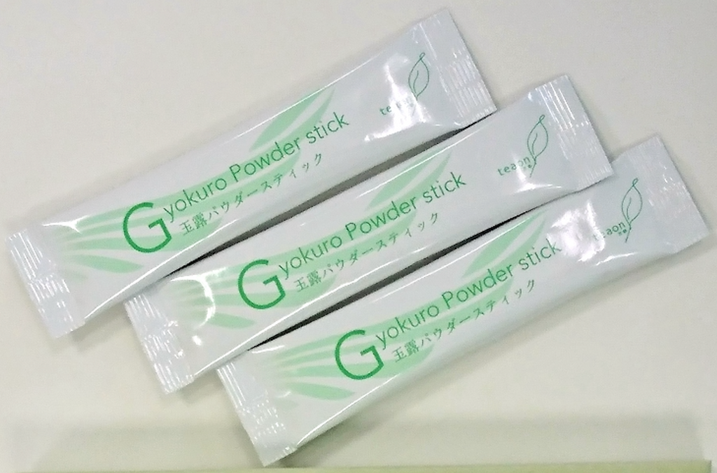 Japanese green tea -Gyokuro- Powder stick 1.5g X3 Made in Uji Kyoto ...